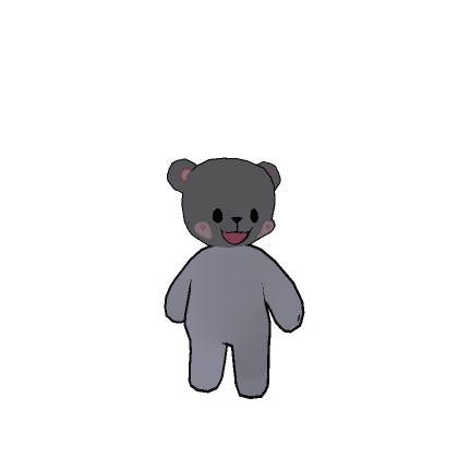 Mini Teddy Bear (Recolorable)