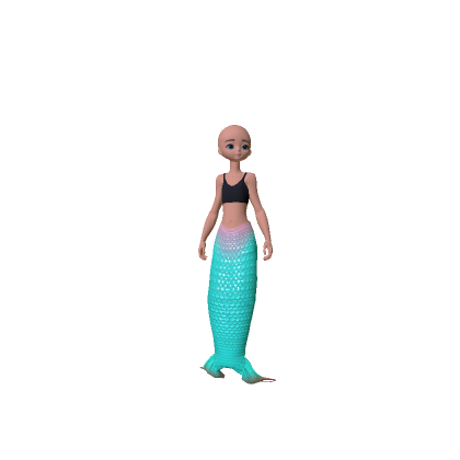 Mermaid - Cyan