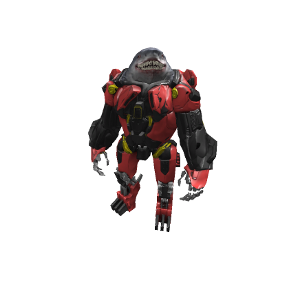 Mech de Tiburón - Rojo/Amarillo - (Rthro) - Roblox
