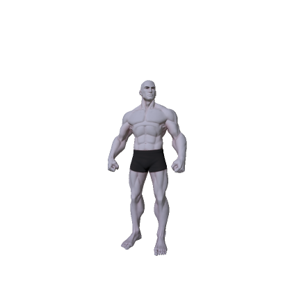 Buff muscle Male - colorable