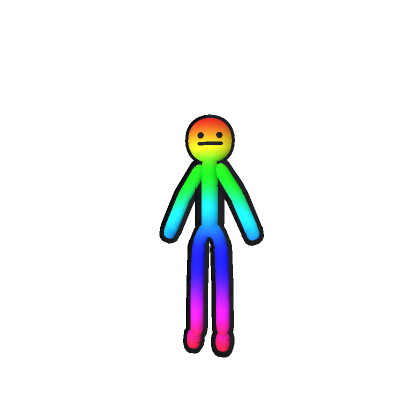 Rainbow Stickman