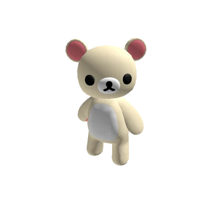 White Kawaii Teddy Bear - Roblox
