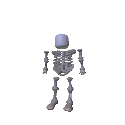 Spooky Skeleton (Recolorable)