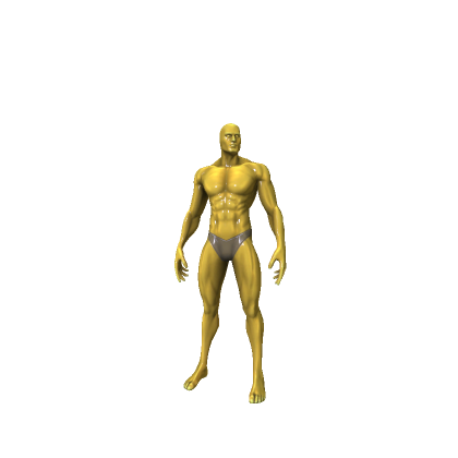 Gold Superhero