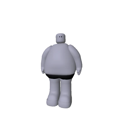 Big Man (Black Modesty Layer) - Roblox