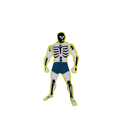 Buff Glowing Skeleton