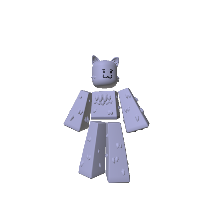 Stylized Blocky Cat