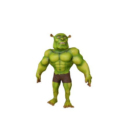 Ogro Muscular Sigma Disfraz de Meme Troll Divertido