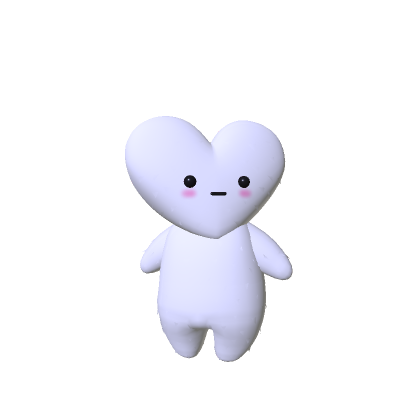 Mini Heart Plushie (Recolorable)