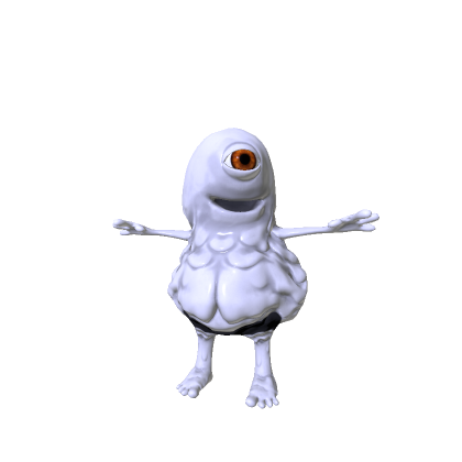 Staring Blob (RECOLORABLE)