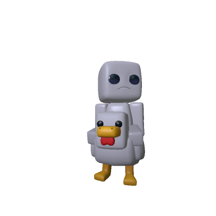 Mini Chicken Jockey (Recolorable)