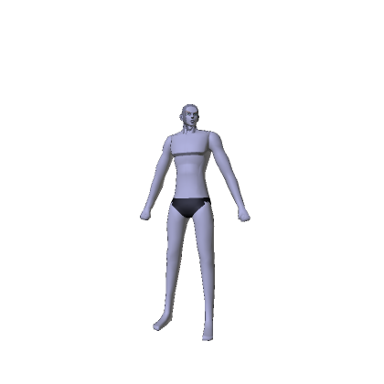 Bizarre Anime Man 2D & 3D Clothing - Toon Fx