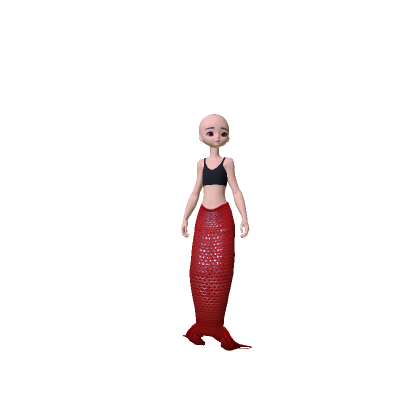Mermaid - Red
