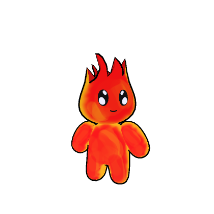 Cute Fire Boy (Neon)