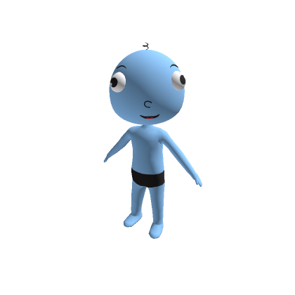 Big Head Bob Blue