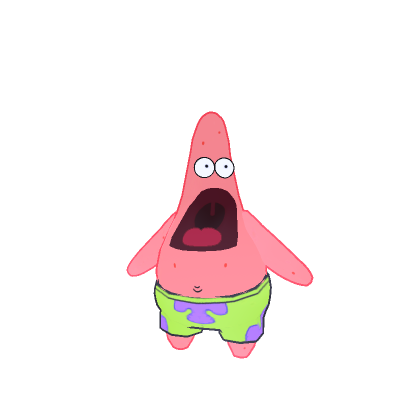 Surprised Patrick 2D