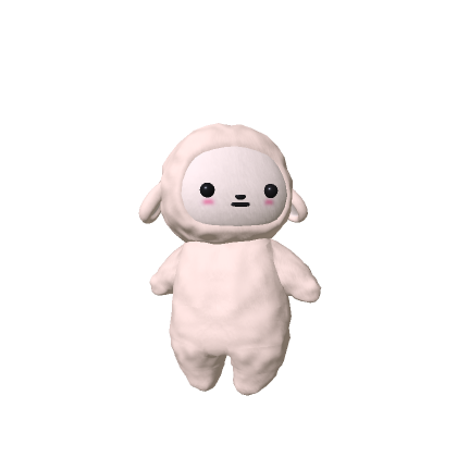 Mini Ovelha de Pelúcia (RECOLORIZÁVEL)
