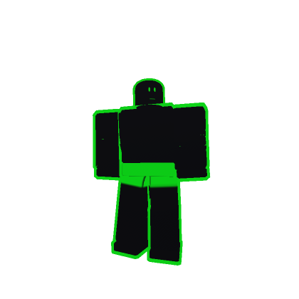 Cartoony Green Void Outline
