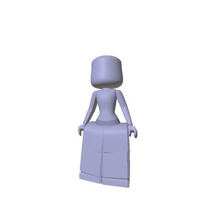 Woman Thin Blocky