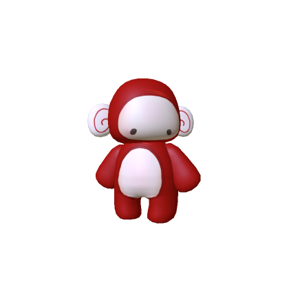 Red Cute Baby Pet Monkey