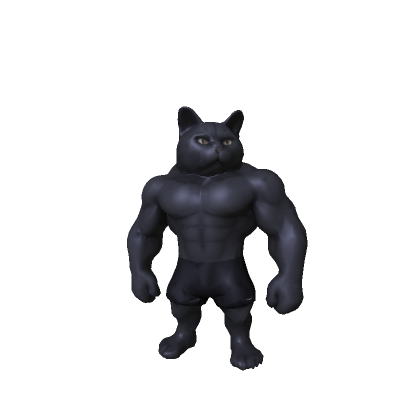 Scary Monster Buff Black Cat