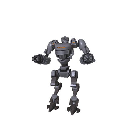 Minigun Mech Armoured Mobile Suit Raptor