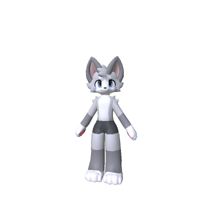 Grey Kemono Tabby Cat Bundle