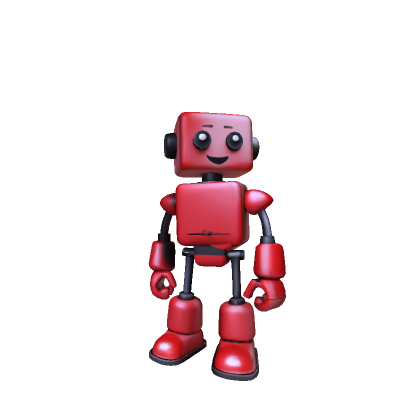 Ruby Red Robot