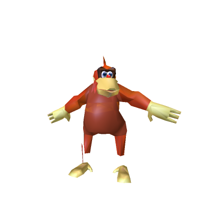 Lanky Kong monkey
