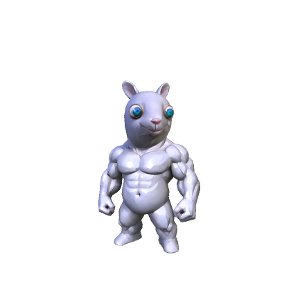Sigma Bunny Buff Muscles