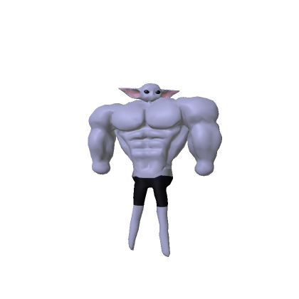 Baby Yoda Muscle Body [Recolorable]