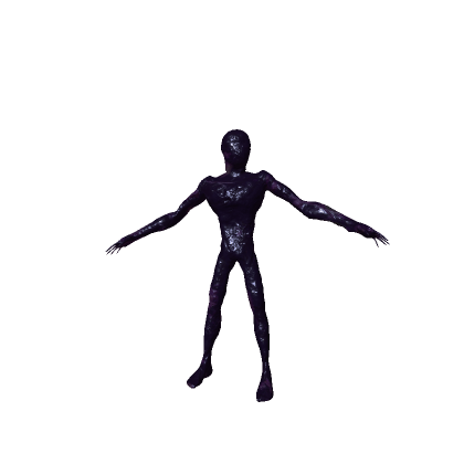 Creepy purple monster