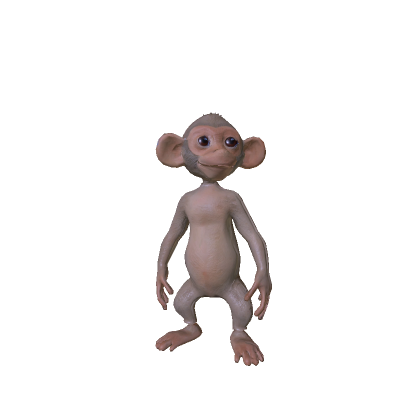 Cute Tan Monkey