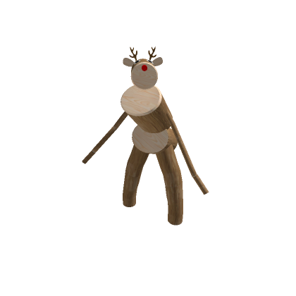 Wooden Reindeer - Roblox