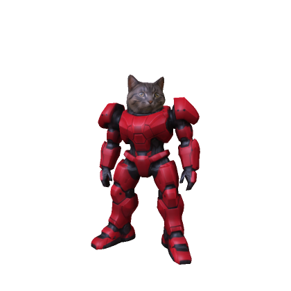Red Robot Cat