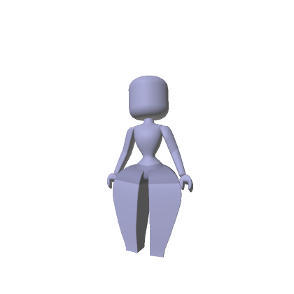 Woman Slim blocky Doll
