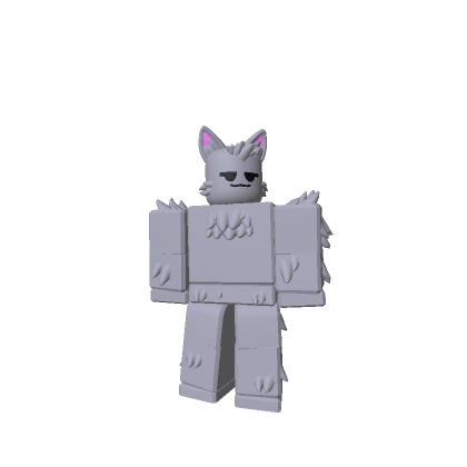 Fluffy Cat {Blocky}