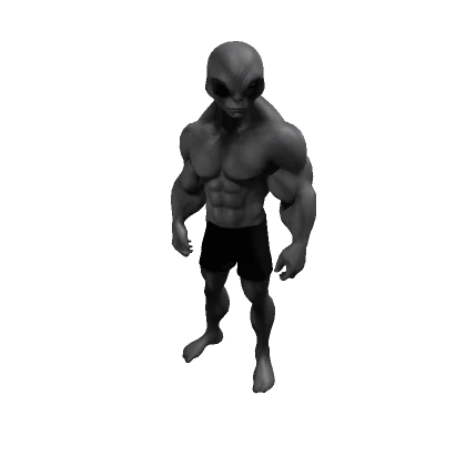 Muscle Alien (Recolorível) - Roblox
