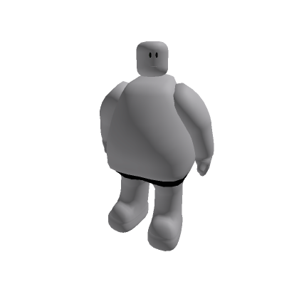 Big Man (Black Modesty Layer) - Roblox