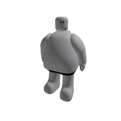 Big Man (Black Modesty Layer) - Roblox
