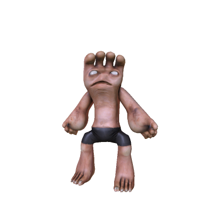 Scary Foot Monster Funny Meme Troll Costume