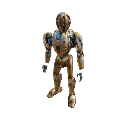 Gold Robot Mech - Roblox