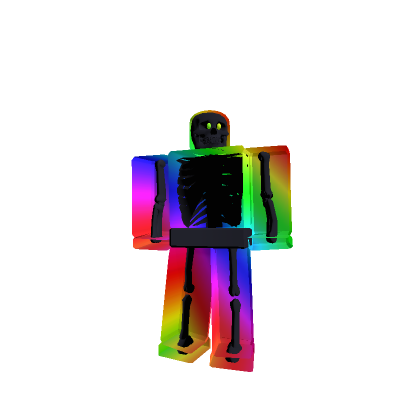 Rainbow Outlined Skeleton Classic