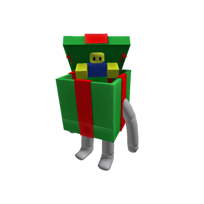 Noob In Christmas Gift Box - Roblox