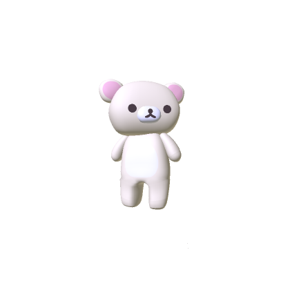 Mini White Bear Plushie