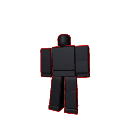 Avatar Red Outline Blocky R15 [RECOLORABLE]