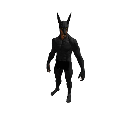 Anubis - Negro y Naranja - Roblox