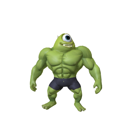 Green Muscular Monster