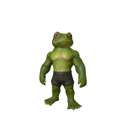 Buff Green Frog