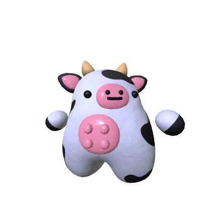 Mini Clay Cow